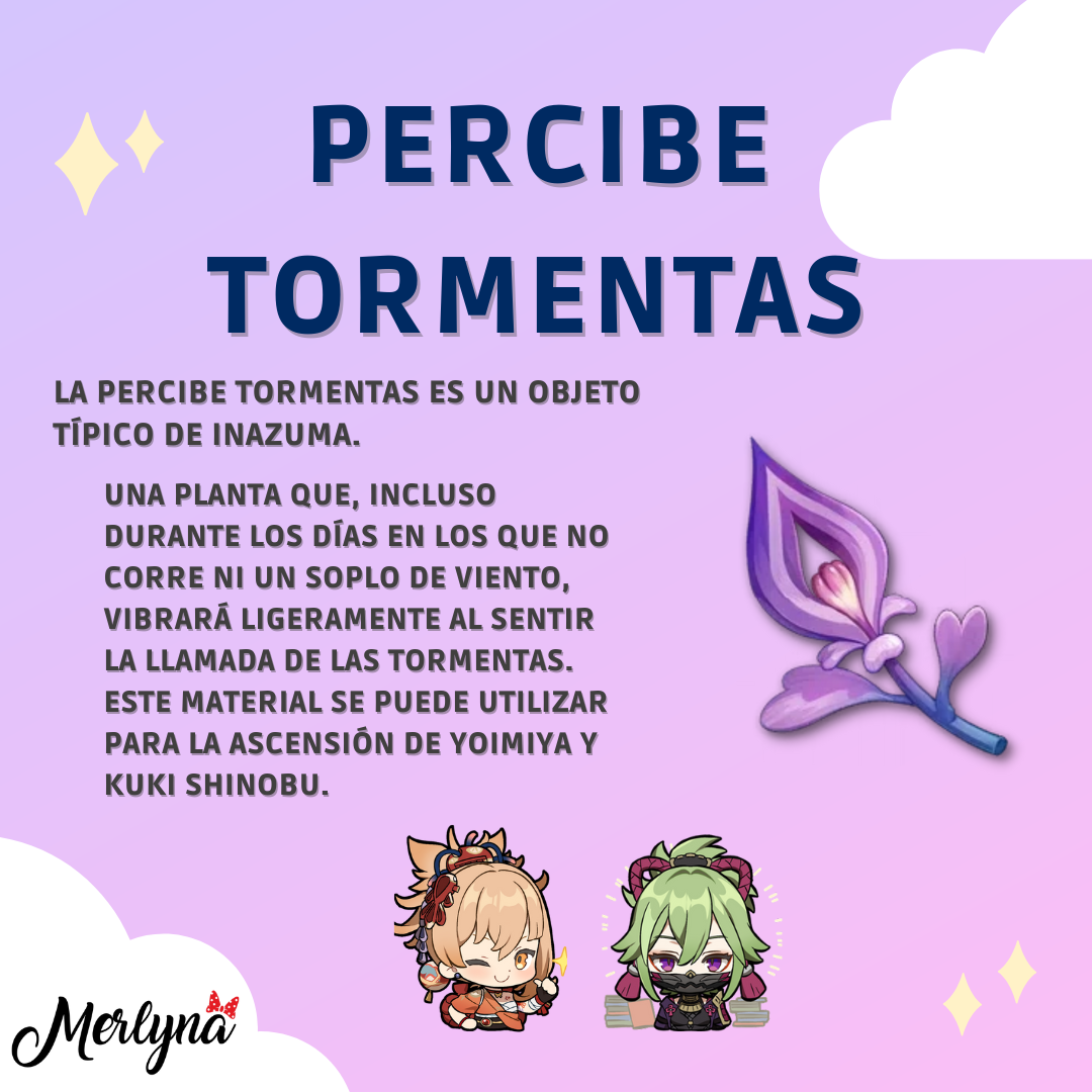 Guia de Recoleccion: Percibe Tormentas Genshin Impact | HoYoLAB