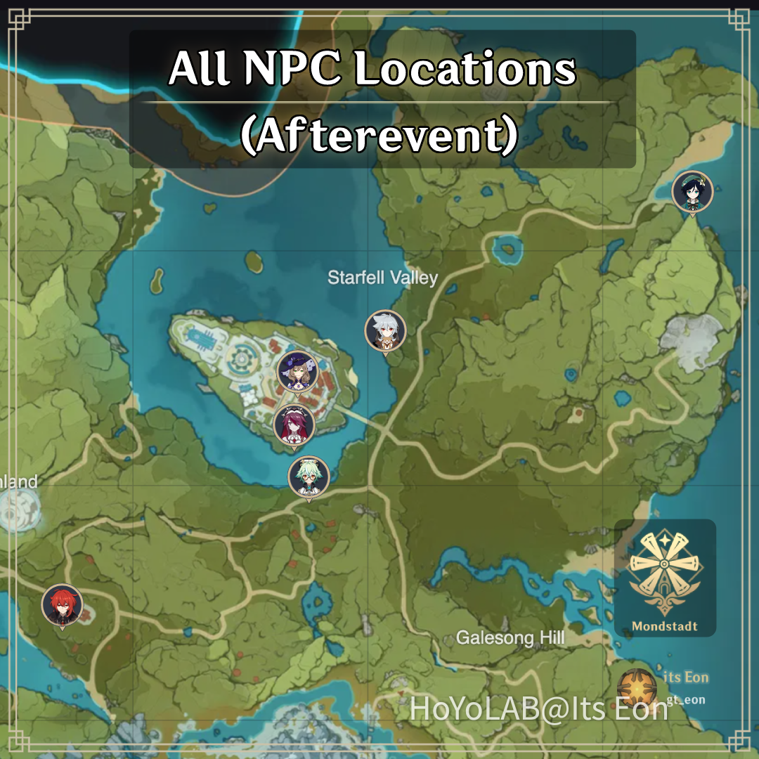 After you finish the festival, you can find some characters all over ...