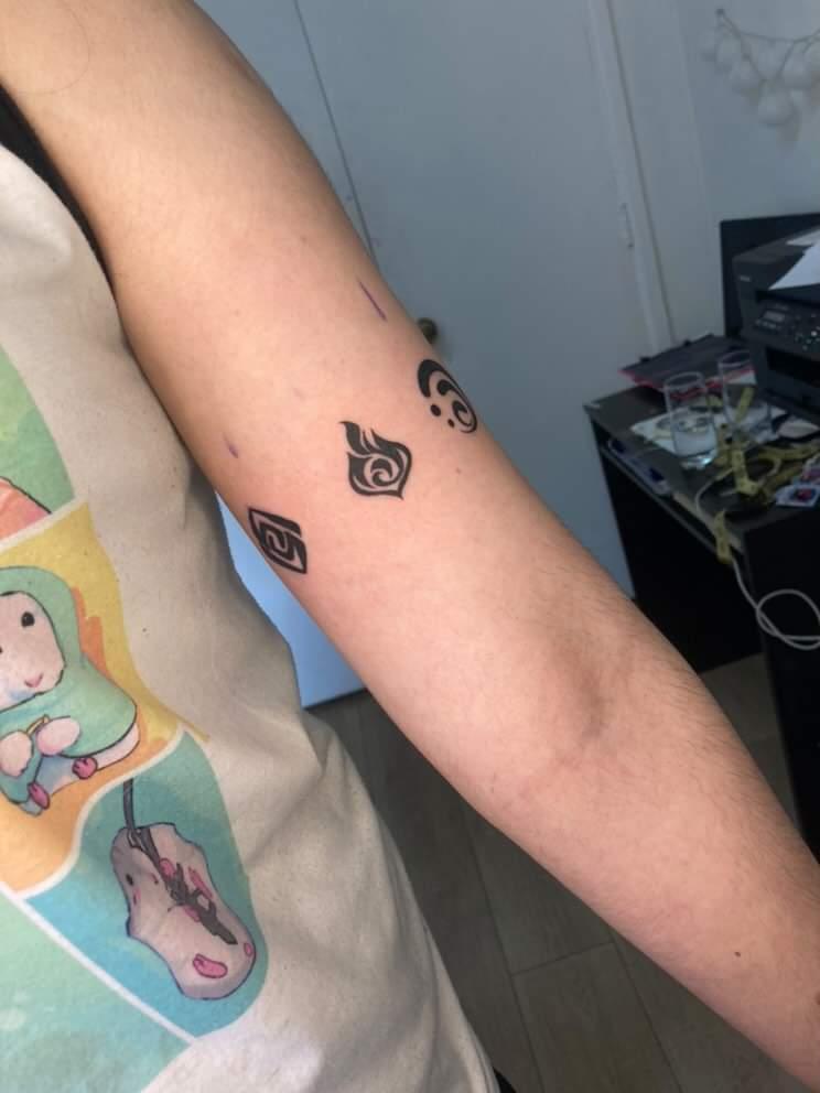 I got a genshin tattoo!! Genshin Impact | HoYoLAB