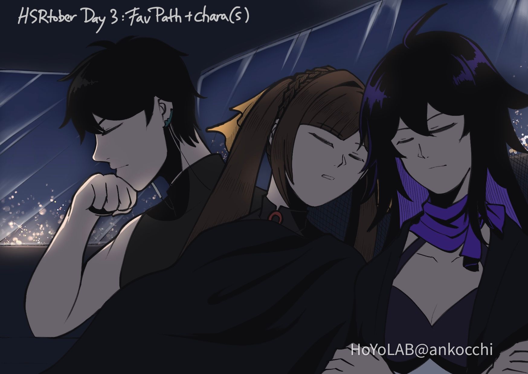 [HSRtober] Day 3 : Fav Path (with characters) Honkai: Star Rail | HoYoLAB