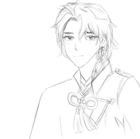 AYATO OLD DRAWING Genshin Impact | HoYoLAB