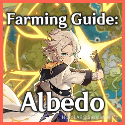 Albedo - Ressourcen Hilfszettel (Farming Guide + Empfehlungen ...