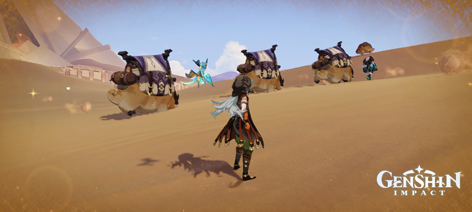 Fatui in desert Genshin Impact | HoYoLAB
