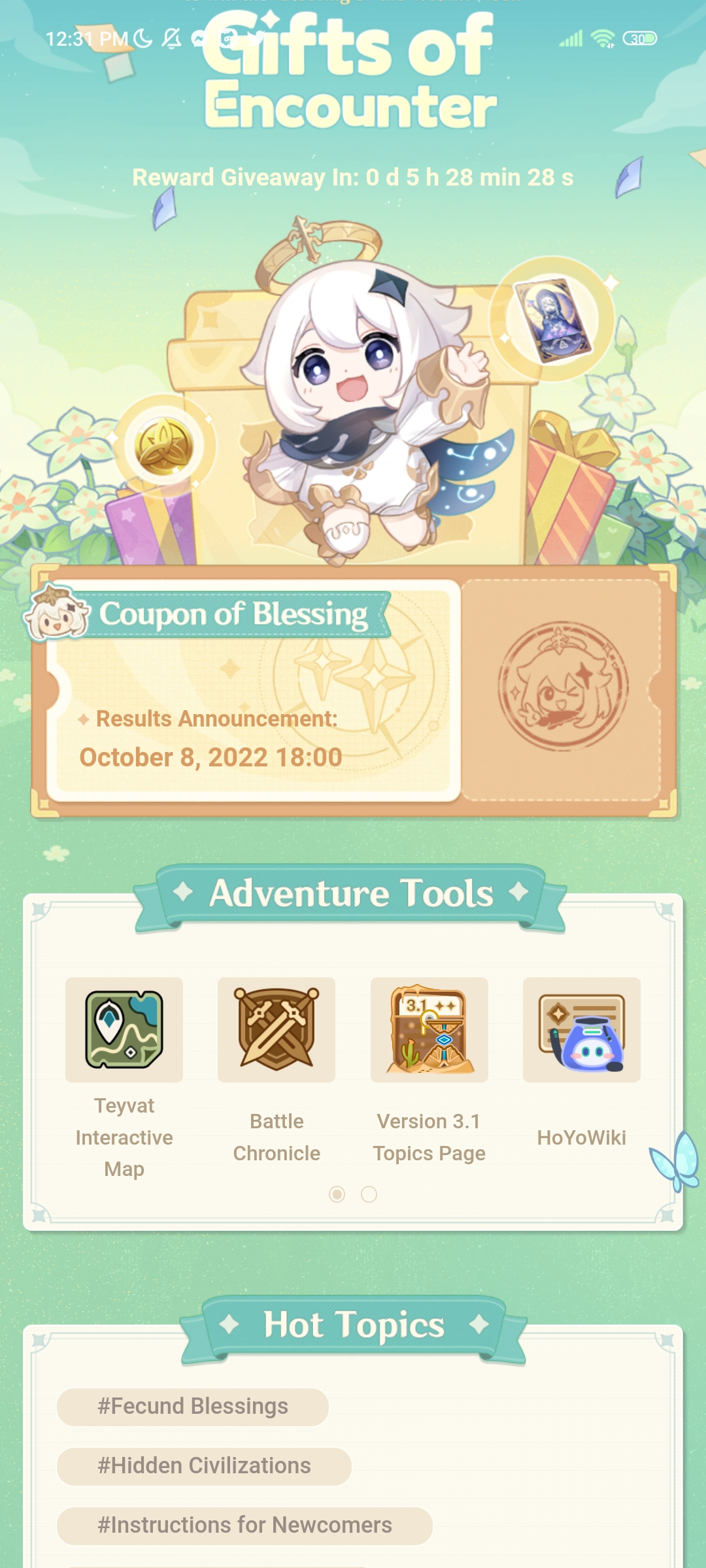 Free Welkin by Hoyoverse Genshin Impact | HoYoLAB