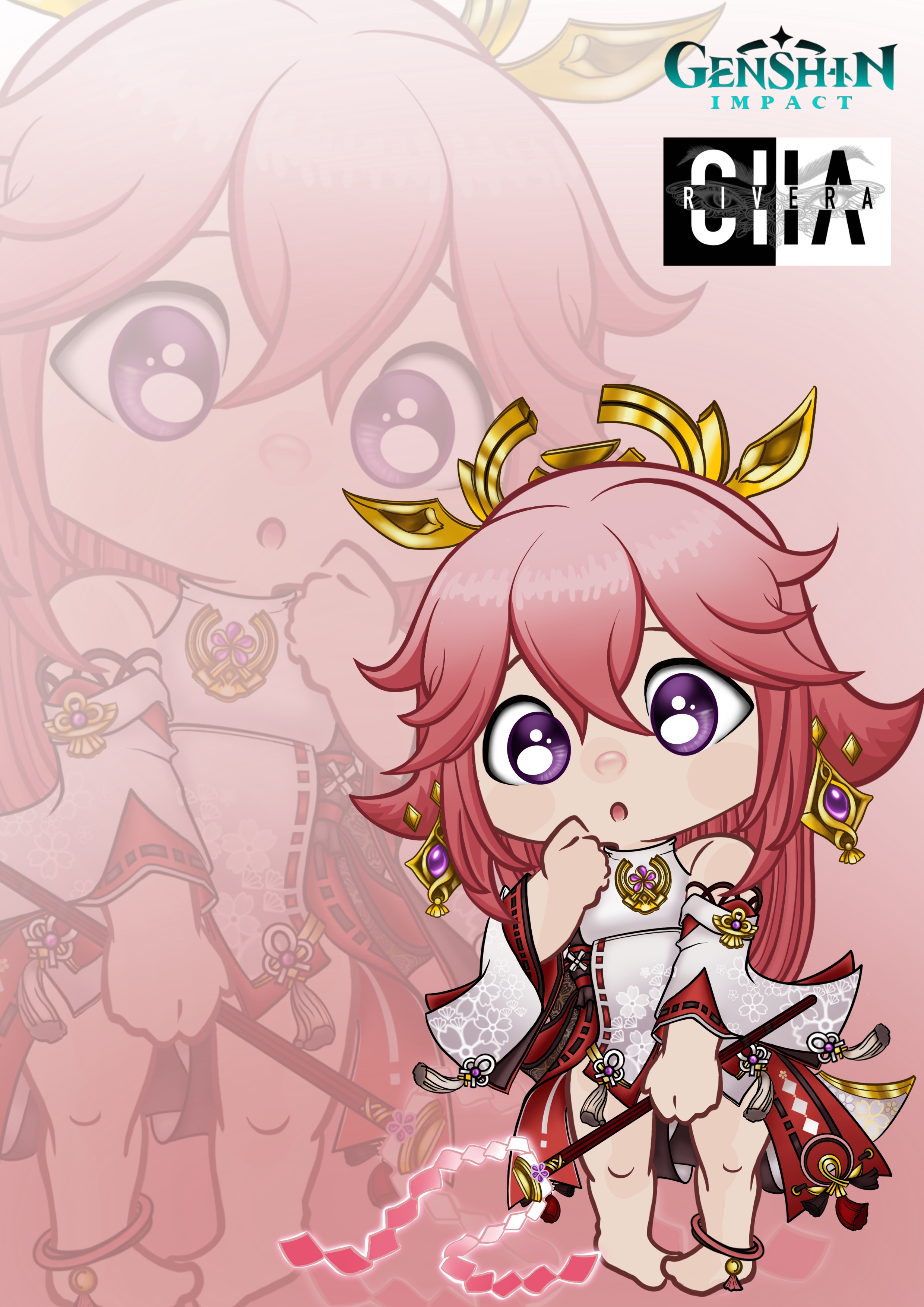 Genshin Impact Tiny-Cha Artwork Genshin Impact | HoYoLAB