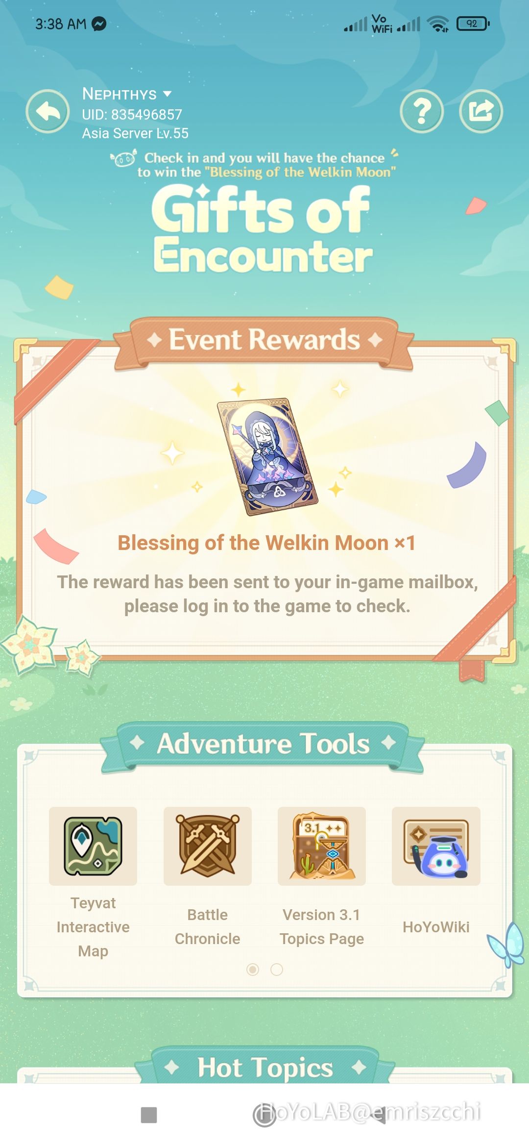 Blessing of the Welkin moon Genshin Impact | HoYoLAB