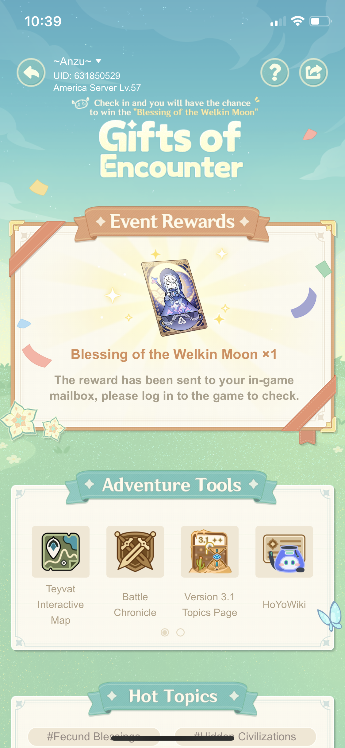 Blessing acquired! Genshin Impact | HoYoLAB