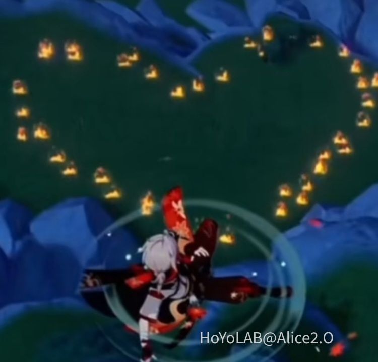 Drawing a heart with sayu and kazuha :)) Genshin Impact | HoYoLAB