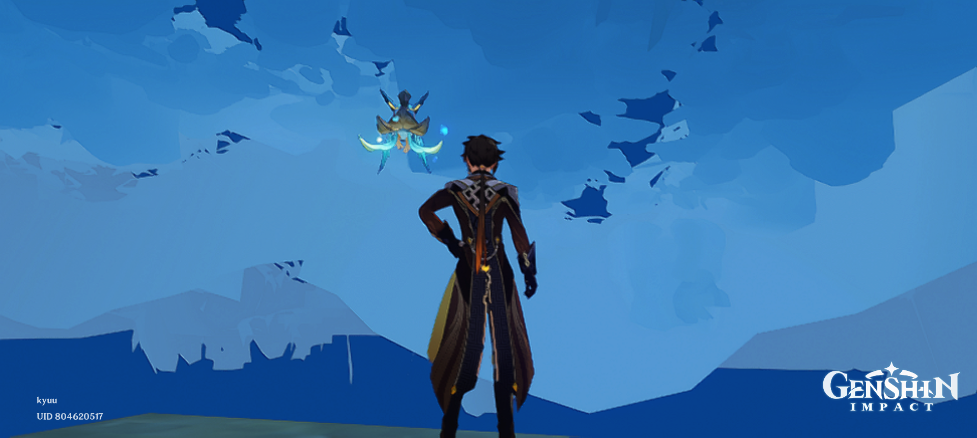 the blue background glitch Genshin Impact | HoYoLAB