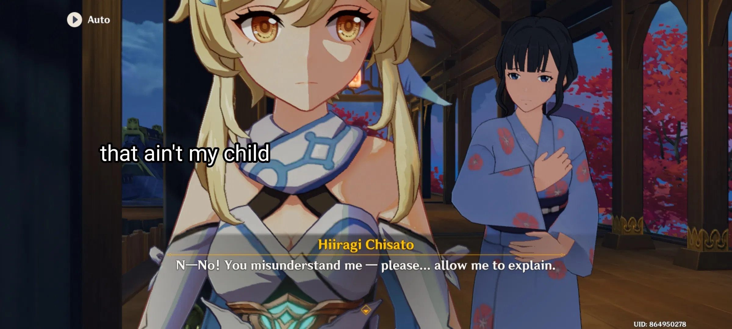 Hiiragi Chisato out of context Genshin Impact | HoYoLAB