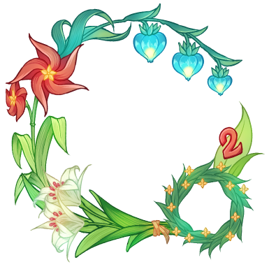 Mondstadt flowers frame Genshin Impact | HoYoLAB