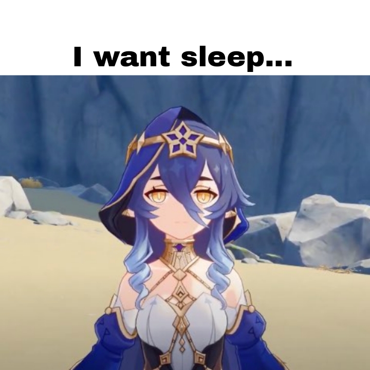 Sleep is good. Genshin Impact | HoYoLAB