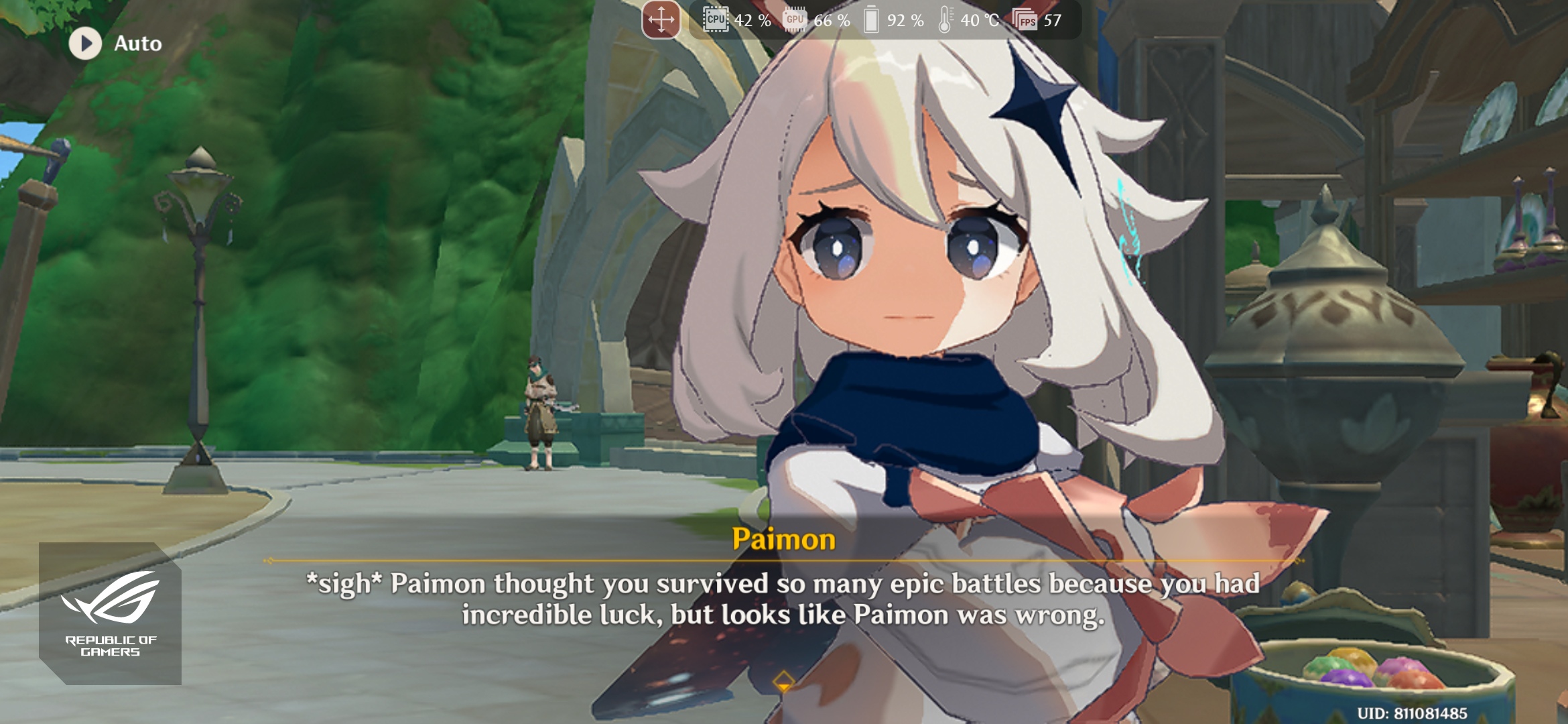 Look @ her face! Paimon emotion look like "i was wrong for trust u ...