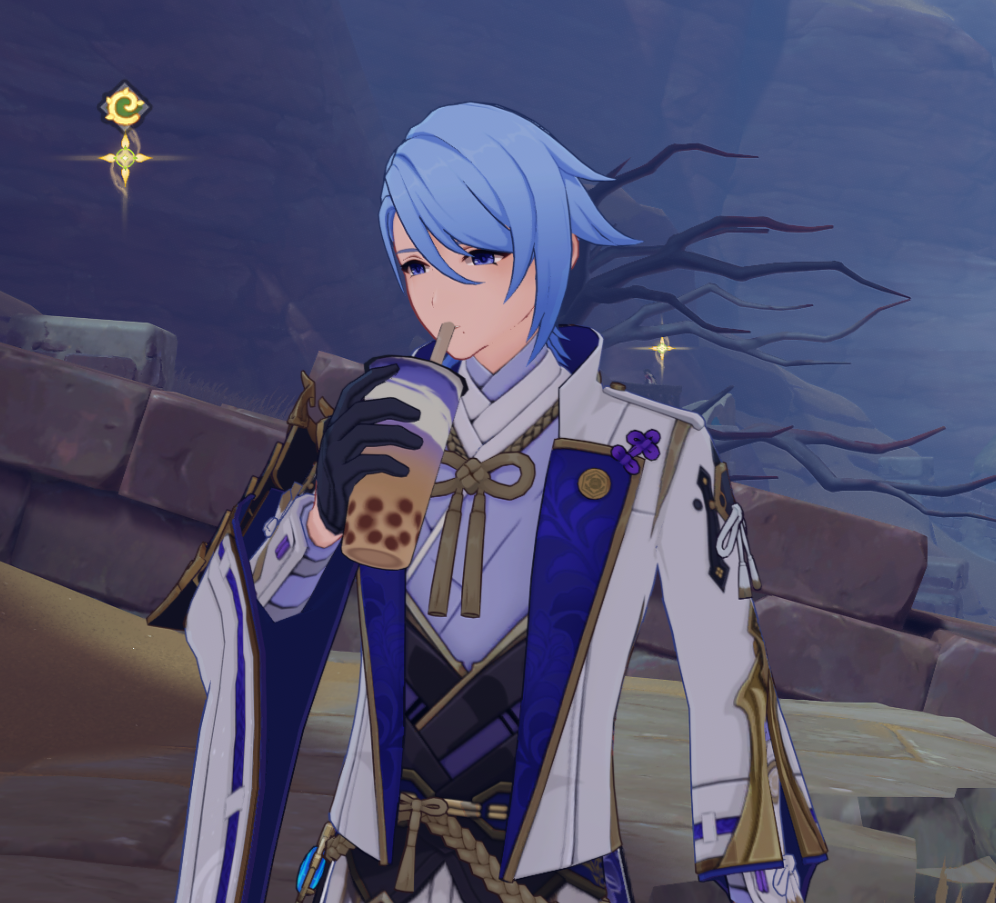 ayato boba slurp for primos Genshin Impact | HoYoLAB