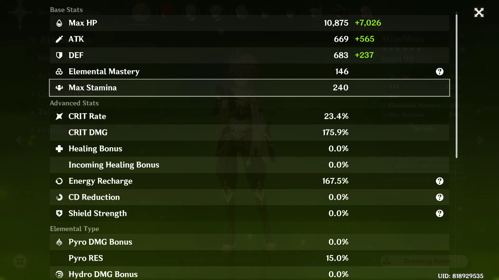 Dps Traveller (Dendro) Genshin Impact | HoYoLAB