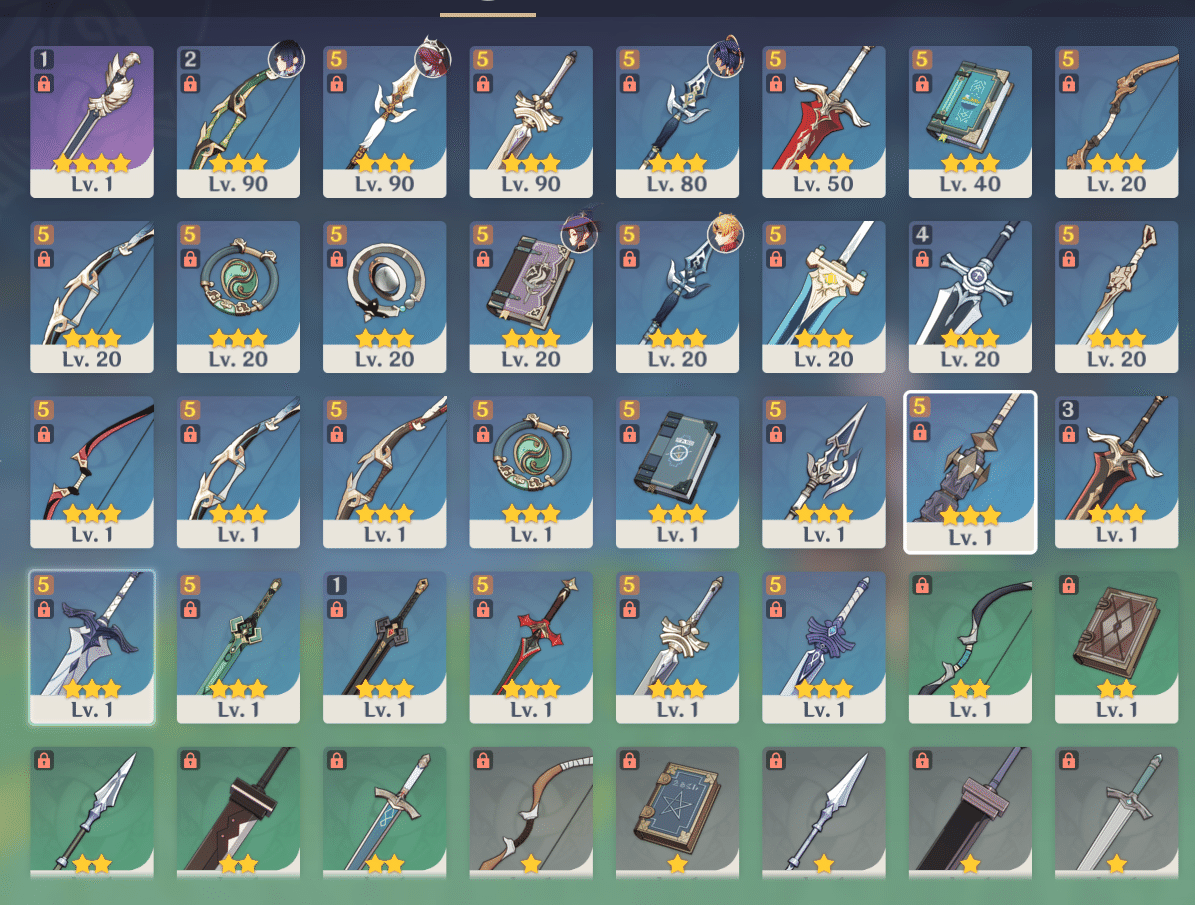 RARE ITEMS Genshin Impact | HoYoLAB