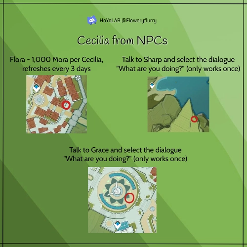 [V3.1] Cecilia locations Genshin Impact | HoYoLAB