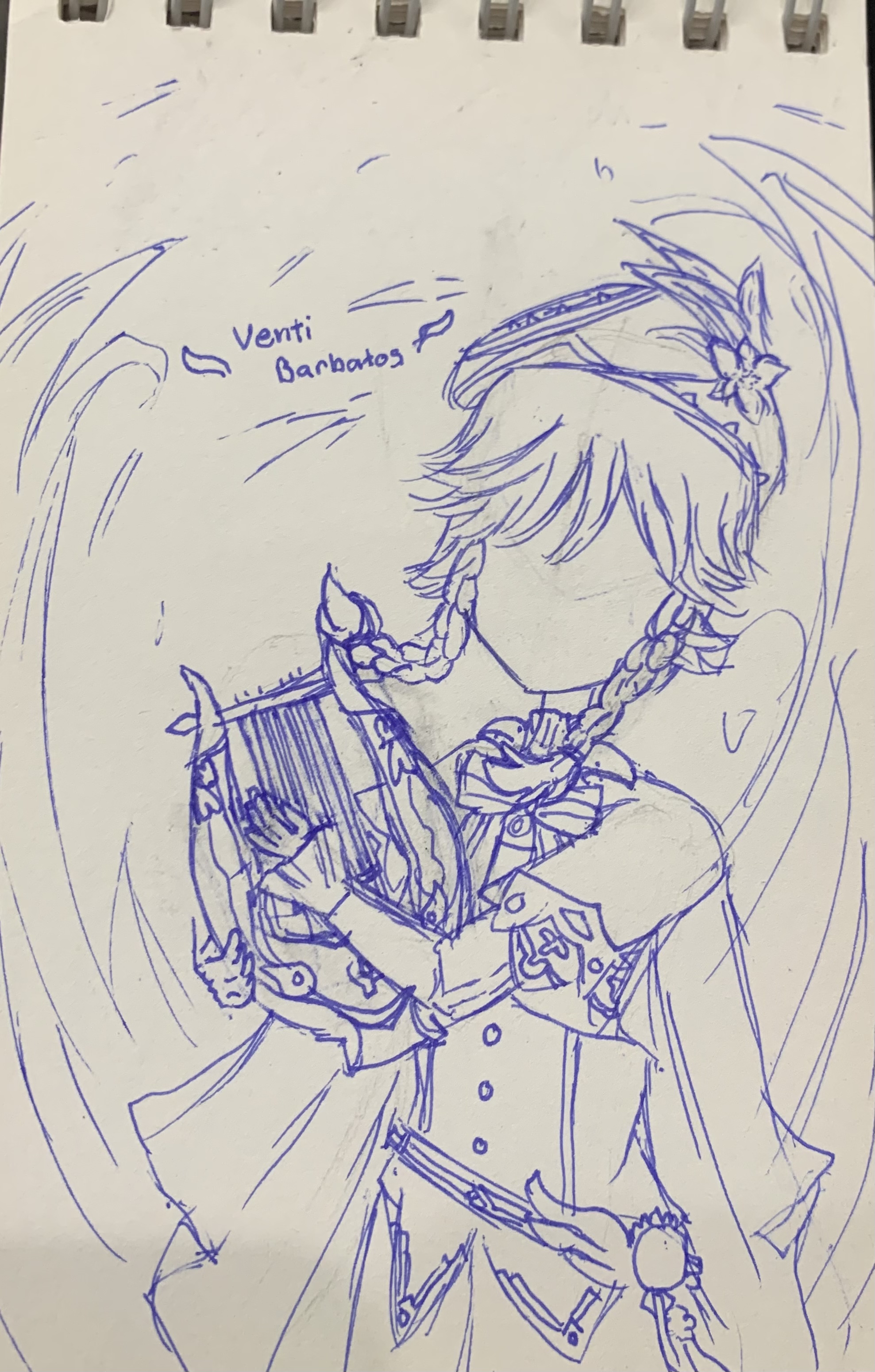 Venti Sketch :D Genshin Impact | HoYoLAB