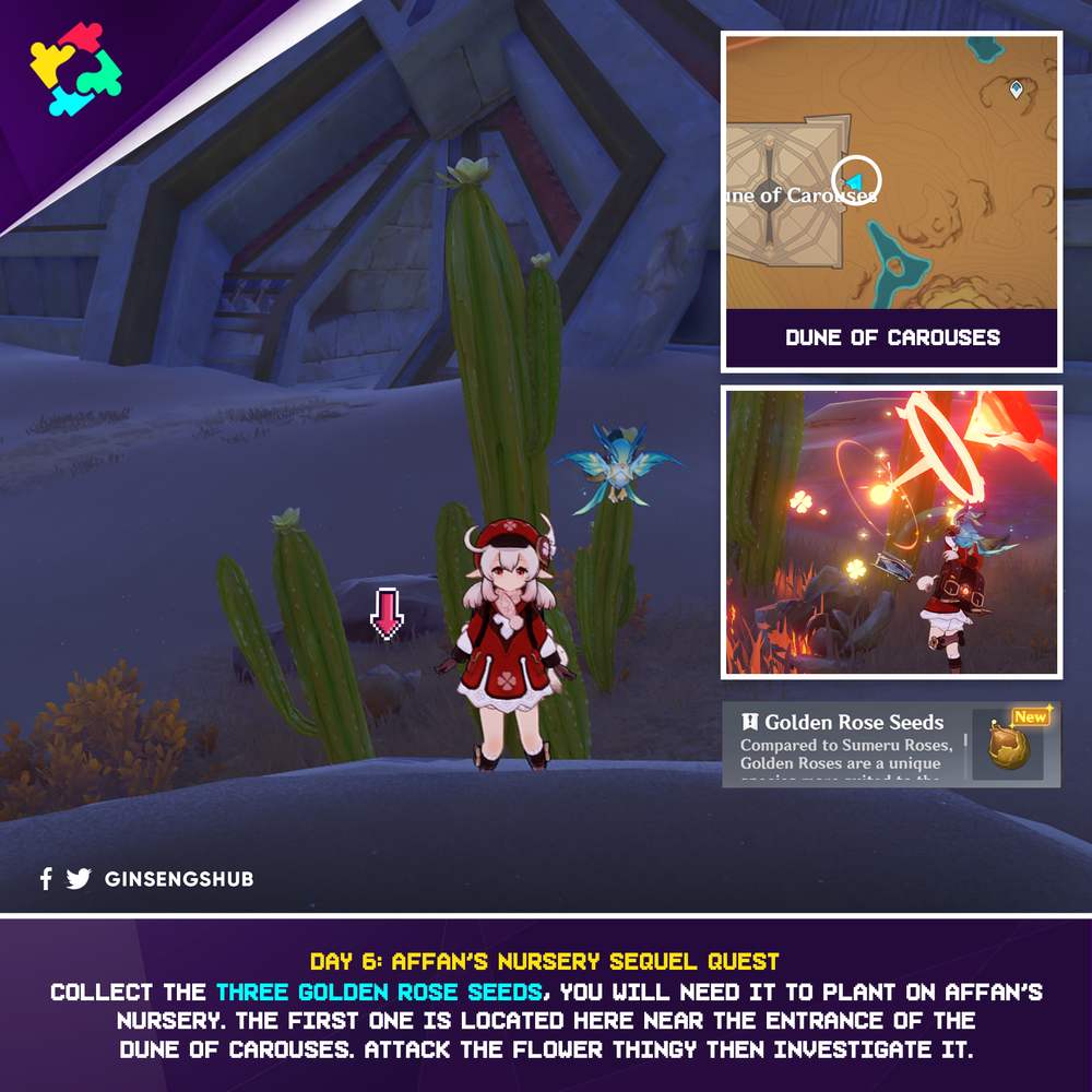 [v3.1] The Exile - A Gifted Rose Time Gated Hidden Quest & Hidden Achievement Genshin Impact ...