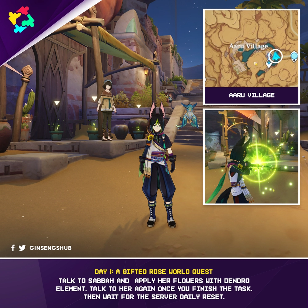 [v3.1] The Exile - A Gifted Rose Time Gated Hidden Quest & Hidden Achievement Genshin Impact ...