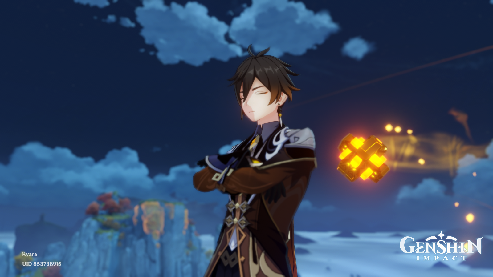 zhongli and his cute lil meteor Genshin Impact | HoYoLAB