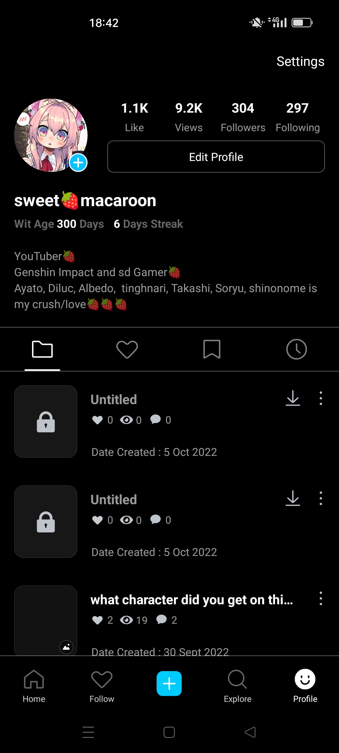 my wit acc and few reaction texting story Genshin Impact | HoYoLAB