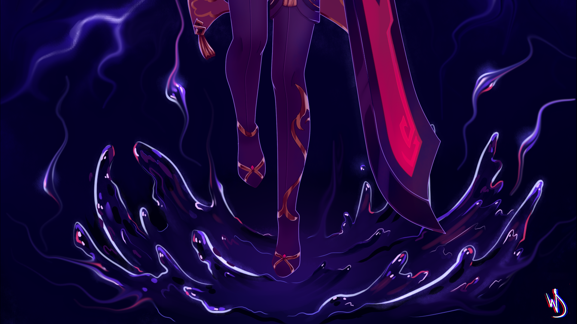 ⚡💜 Beidou Fan Art Finished 💜⚡ | Genshin Impact | HoYoLAB