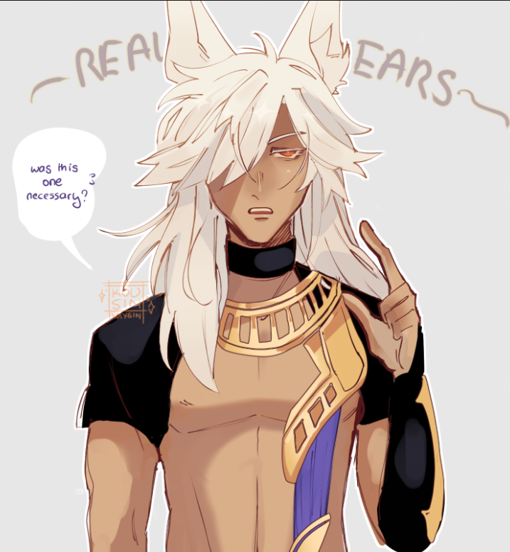 Cyno with actual ears Genshin Impact | HoYoLAB