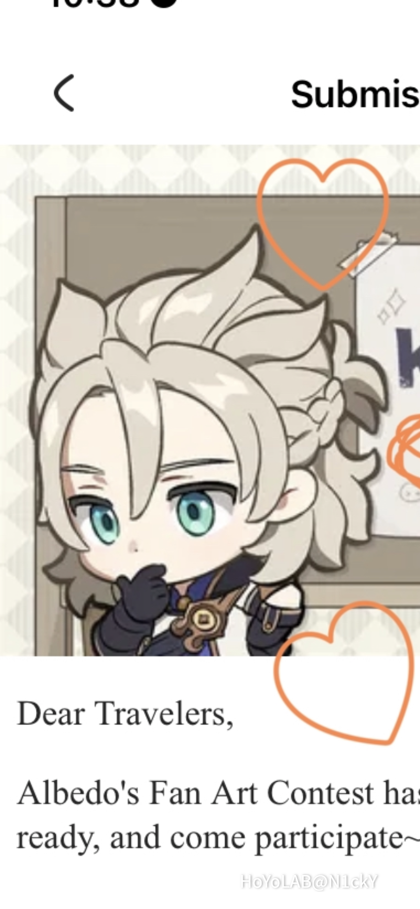 Albedo Fan Art 💛 Genshin Impact | HoYoLAB