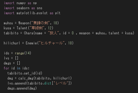 軽いダメージシミュレータをpythonで書いてみた。 Genshin Impact | HoYoLAB