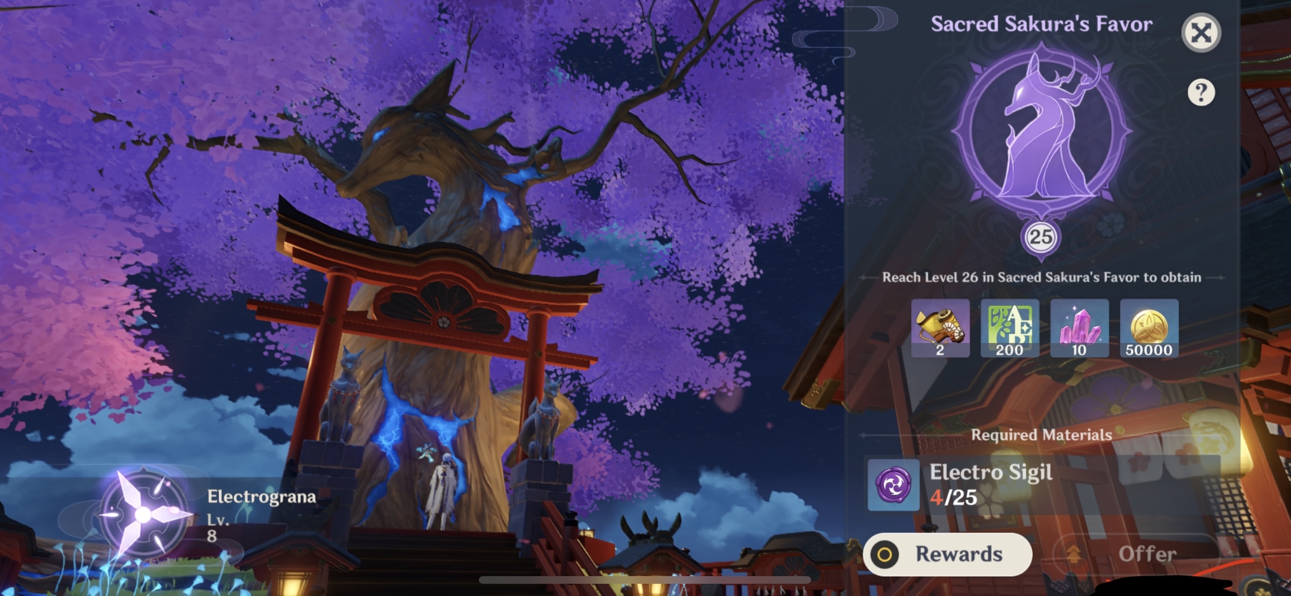 Any tips on electro sigils for Sakura tree? Genshin Impact | HoYoLAB