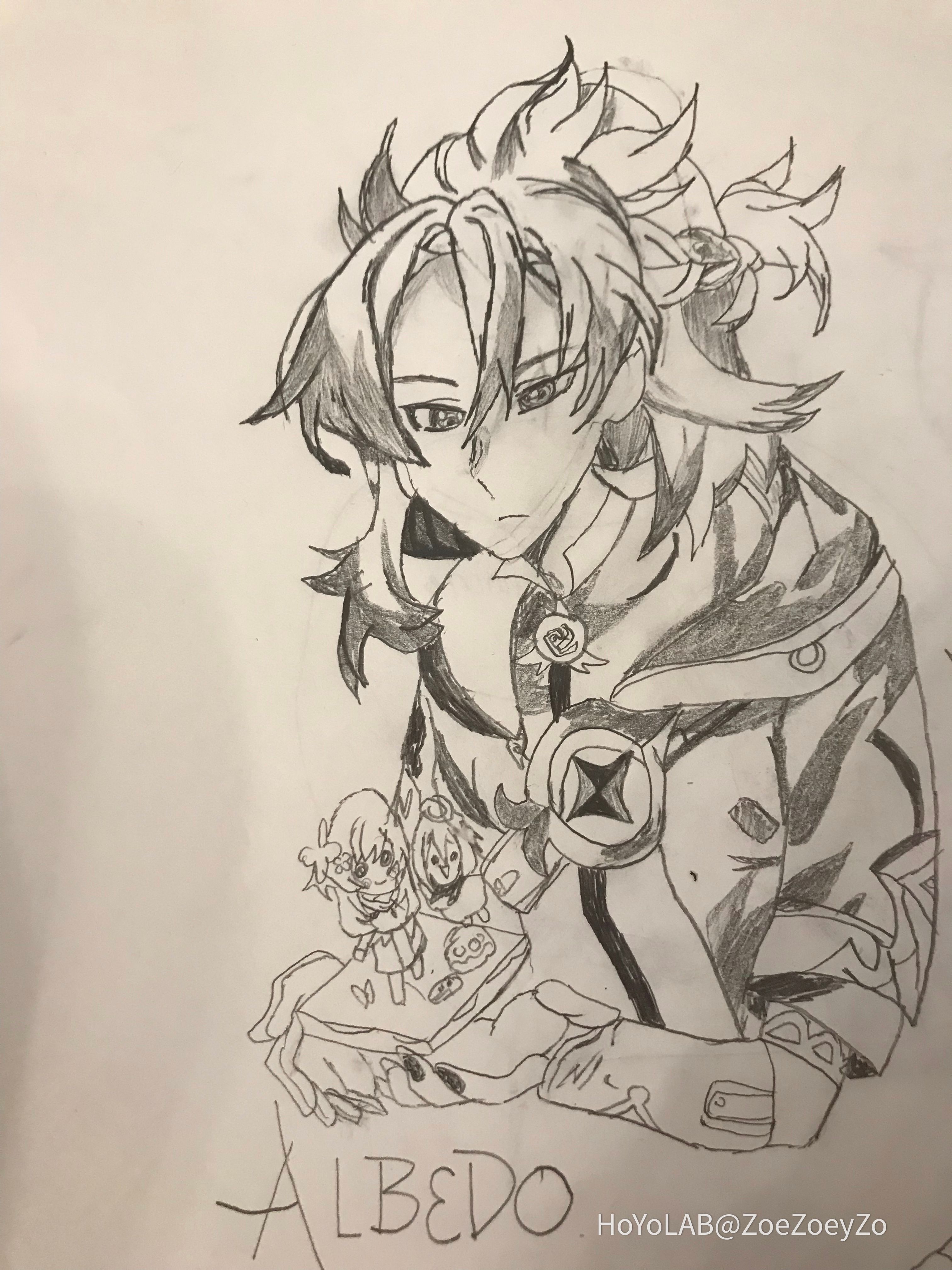 Albedo FanArt Genshin Impact | HoYoLAB