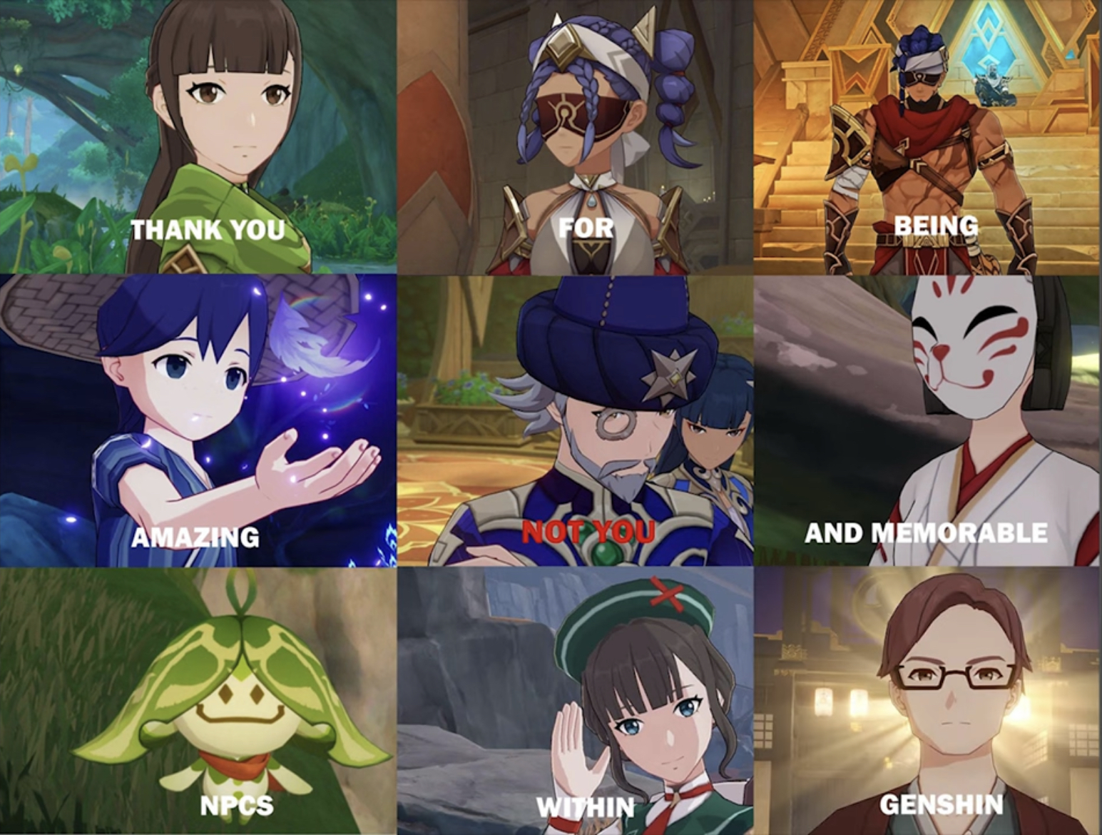 Someone here is a bad npc Genshin Impact | HoYoLAB