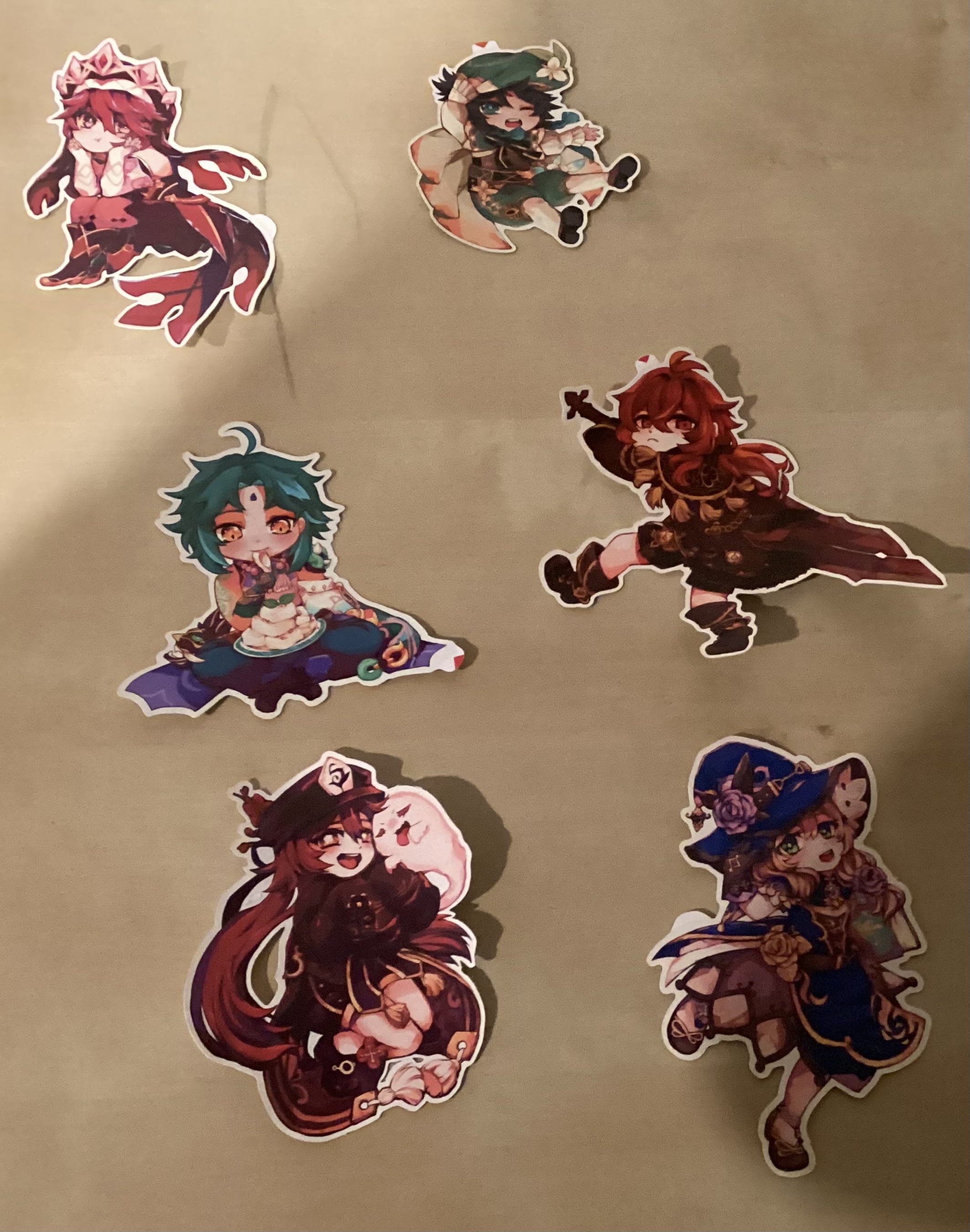 GUY’S, GESS WATH… I HAVE GENSHIN IMPACT STICKERS FROM COMICOM Genshin ...