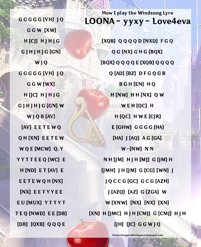 How I play the Windsong Lyre - LOONA - yyxy - Love4eva - MUSIC MAP ...