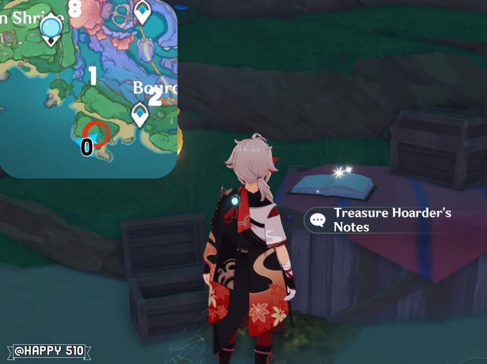 Watasumi Island, Inazuma Hidden Quest! ~ 32+ primos (Strange Oni Symbol ...