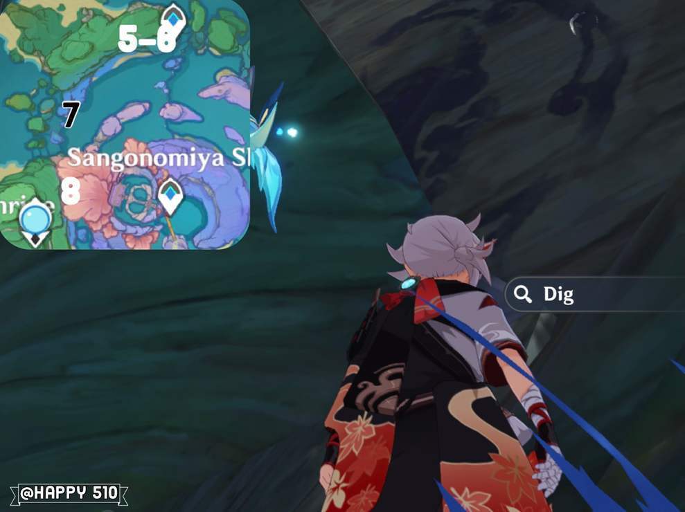 Watasumi Island, Inazuma Hidden Quest! ~ 32+ primos (Strange Oni Symbol ...