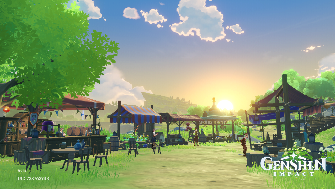 Springvale really did have a glow-up during the Weinlesefest Genshin ...
