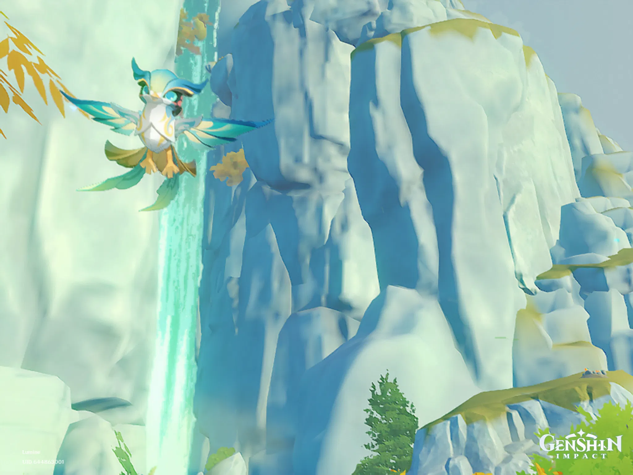 A photo I took of “Cloud retainers damasked device” Genshin Impact ...