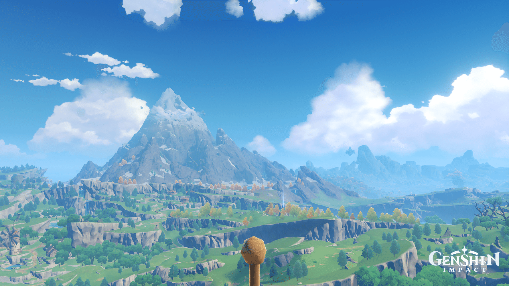 Standing at the top of the cathedral in Mondstat Genshin Impact | HoYoLAB