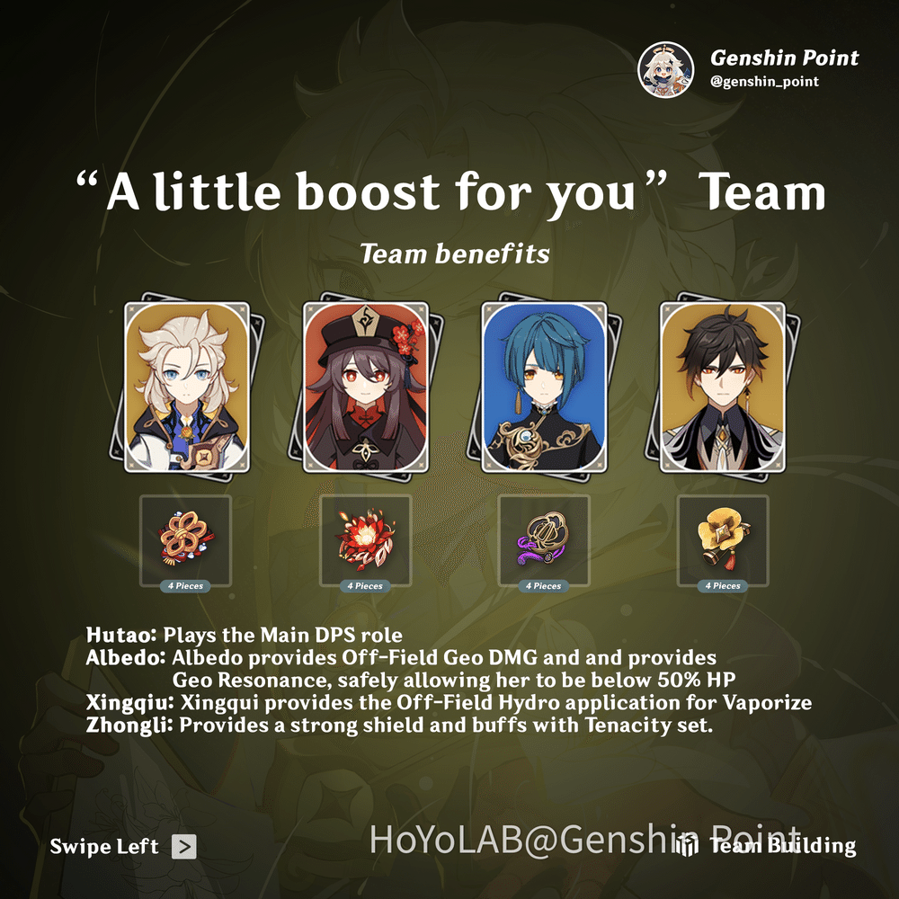 2 Team ideas for: Albedo Genshin Impact | HoYoLAB