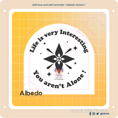 🌻 Albedo Self-Reminder in Life 🌻 Genshin Impact | HoYoLAB