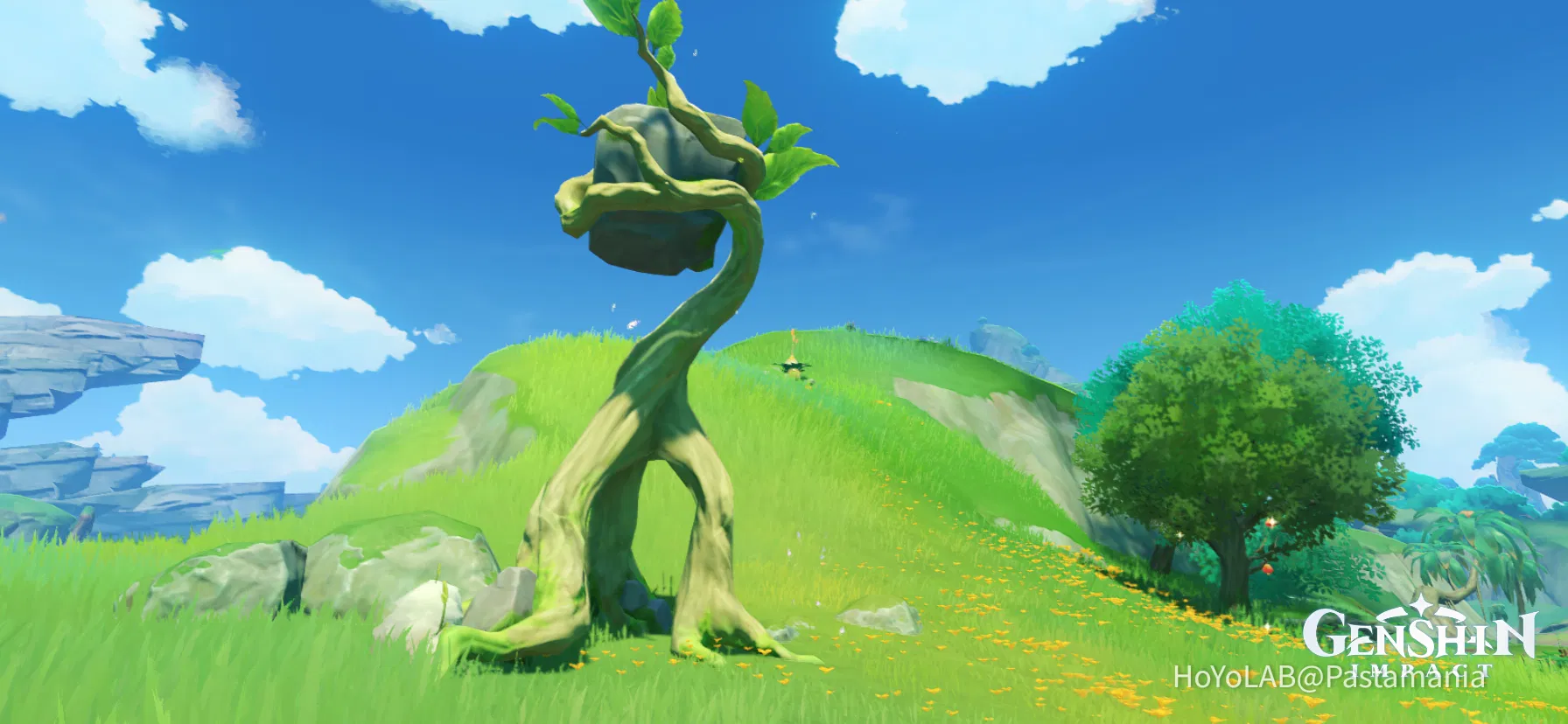 How to interact with the tree-rock structures Genshin Impact | HoYoLAB
