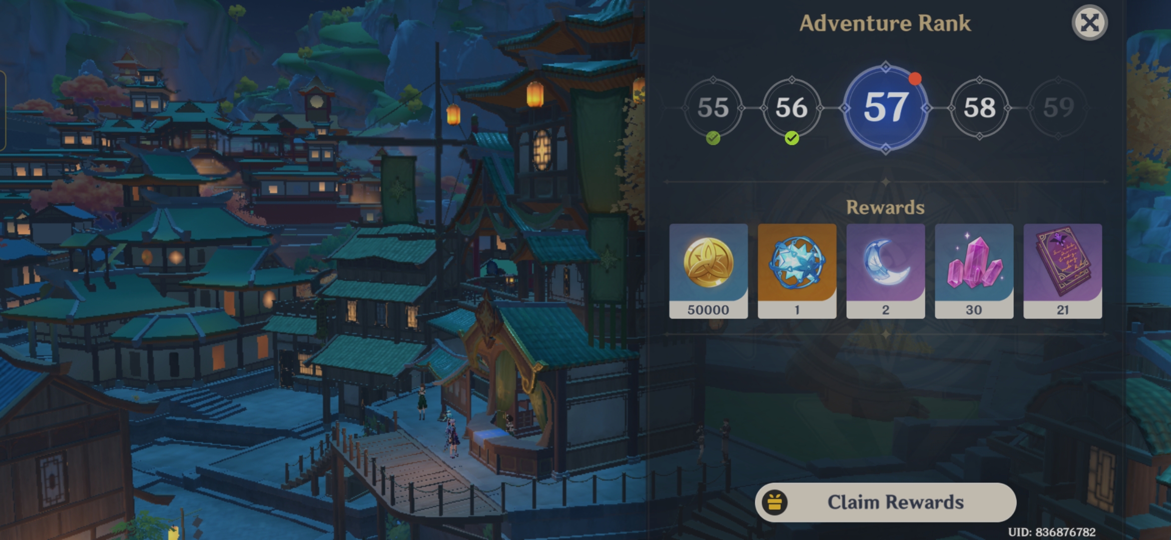 adventure rank Genshin Impact | HoYoLAB