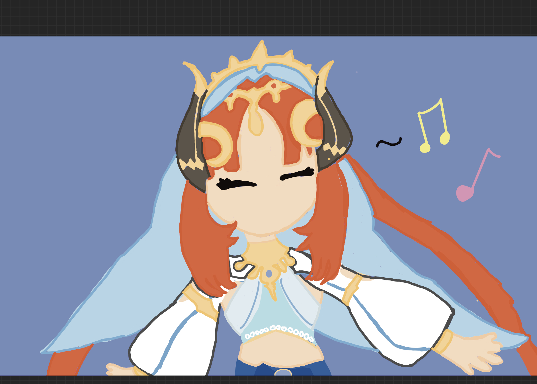 Nilou fan art! Genshin Impact | HoYoLAB