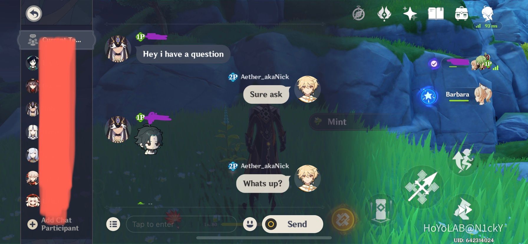 Nicest co-op chat I’ve ever had- Genshin Impact | HoYoLAB