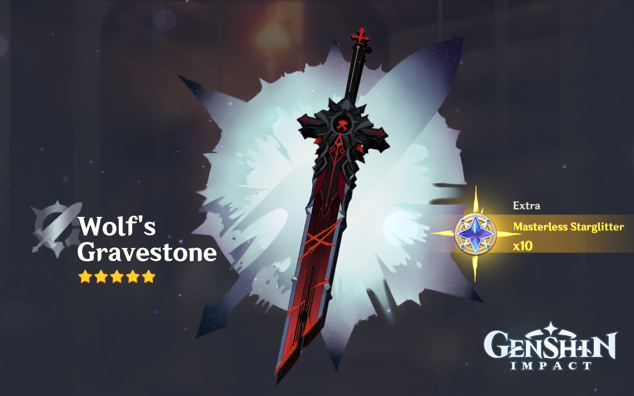 pulled wolf's gravestone Genshin Impact | HoYoLAB