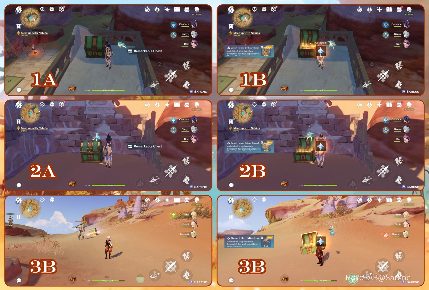 [Version 3.1] All Sumeru Desert Remarkable Chests (30 Total) Genshin ...