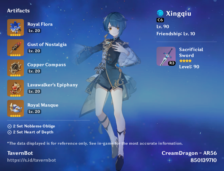 gimana nih build xingqiu bagus gak guys ?? Genshin Impact | HoYoLAB