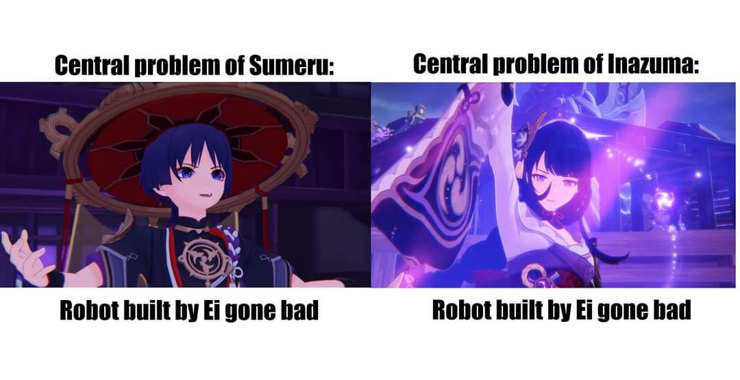 Ei should be kept away from robots Genshin Impact | HoYoLAB